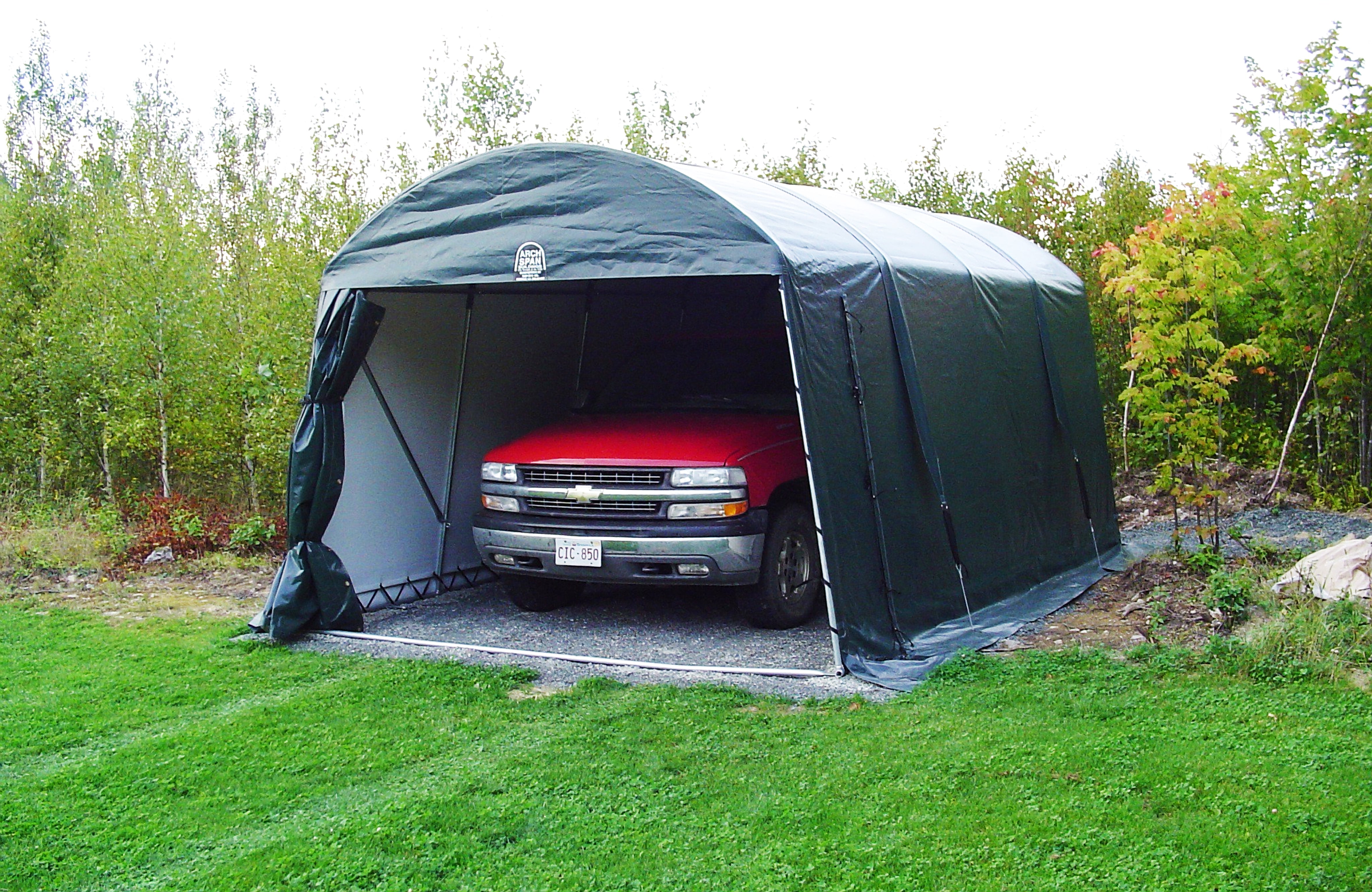 Portable One Car Garages – Cover Tech